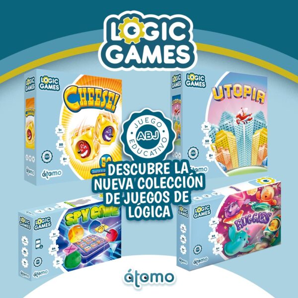 LOGIC GAMES. Nueva línea de juegos de lógica - Atomo games