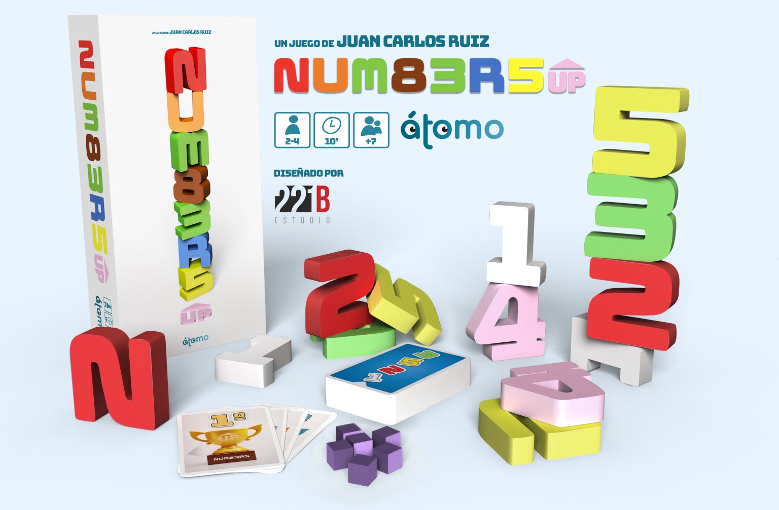 Numbers Up - Party educativo a partir de 7 años - Atomo games